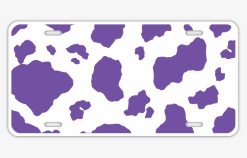 Custom Cow Spots License Plates - Purple Cow Spots Background , Free ...