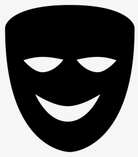 Theater Vector Laughing Mask - Comedy Icon Png , Free Transparent ...