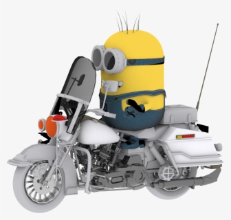 Minion Drive Motobcycle Clipart Png - Harley Davidson Minion Motorcycle ...