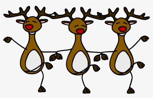 Cartoon Pictures Of Reindeer - Dancing Reindeer , Free Transparent ...