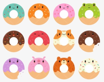 Donut Kawaii Cute Doughnuts Clip Donuts Clipart Shop - Cute Donut ...