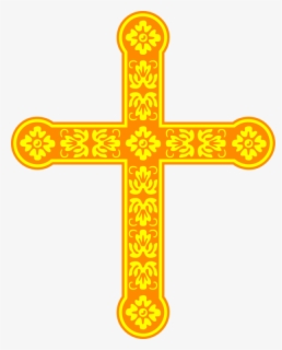 Symbol,cross,yellow - Cross , Free Transparent Clipart - ClipartKey