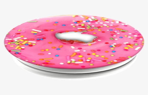Donuts Clipart Transparent Stick - Pink Donut Popsocket , Free ...
