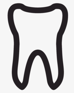 Tooth Clipart Tooth Outline - Transparent Background Tooth Outline ...