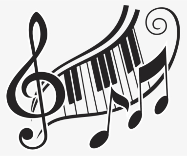 Piano With Music Notes , Free Transparent Clipart - ClipartKey