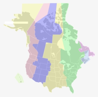 Time Zone Map Usa And Canada , Free Transparent Clipart - ClipartKey