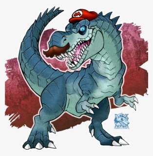 Super Mario T Rex , Free Transparent Clipart - ClipartKey