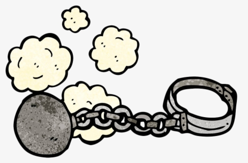 Ball And Chain Royalty Free Art Hand - Ball And Chain Cartoon Png ...