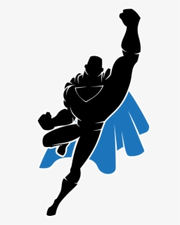 Collection Of Flying - Flying Superhero Clipart Transparent Background ...