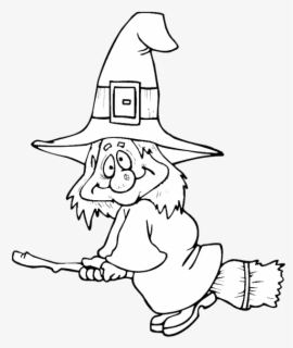 Halloween Witch For Coloring , Free Transparent Clipart - ClipartKey