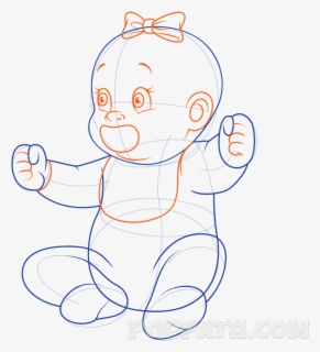Baby Drawing Whole Body , Free Transparent Clipart - ClipartKey