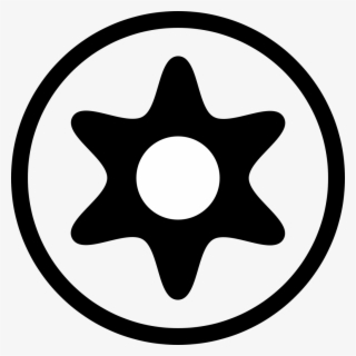 File - Screw Head - Torx Tamperproof - Svg - Torx Screw - Screw Torx ...