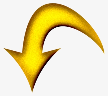 Curved Arrow Png Transparent Yellow , Free Transparent Clipart - ClipartKey