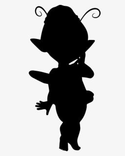 Free Fairy Silhouette Clip Art with No Background - ClipartKey