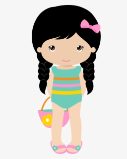 Surfer Clipart Summer Girl - Pool Party Girl Png , Free Transparent ...