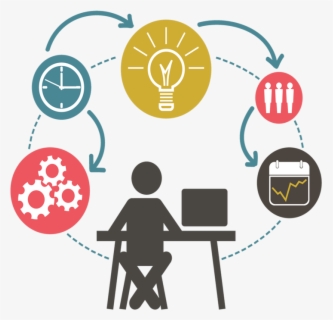 Jpg Black And White Key Elements Of Project - Project Management Logo ...