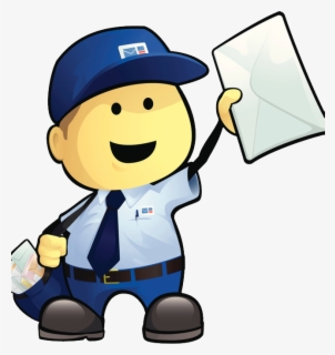 Funny Postman Cartoons - Mail Funny , Free Transparent Clipart - ClipartKey