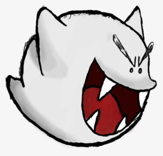 Boo 2d Shaded - Boo Super Mario 2d , Free Transparent Clipart - ClipartKey