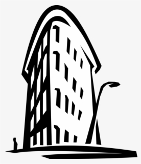 Transparent City Vector Png - Flatiron Building Nyc Illustration , Free ...