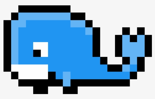 Cute Whale Pixel Art , Free Transparent Clipart - ClipartKey