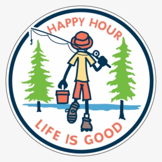 Happy Hour Sticker , Free Transparent Clipart - ClipartKey
