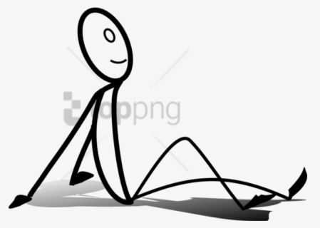 Stick Figure Sitting Png - Stick Man Running 3d , Free Transparent ...