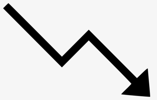 Trending Arrow Chart Decrease - Arrow Chart Going Down , Free ...