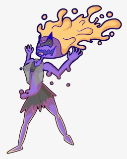 Evil Slime Girl - Illustration , Free Transparent Clipart - ClipartKey