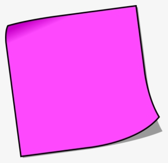 Blank Post It Note Png Clip Transparent - Clip Art Note , Free ...