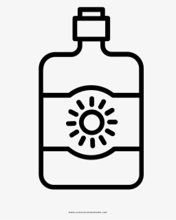 Sunscreen Coloring Page , Free Transparent Clipart - ClipartKey
