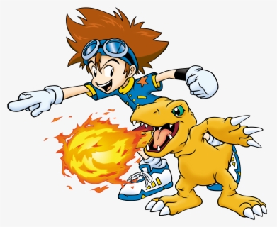 Okay Tai Kamiya Digimon Black And White Cartoon Fictional - Cartoon ...