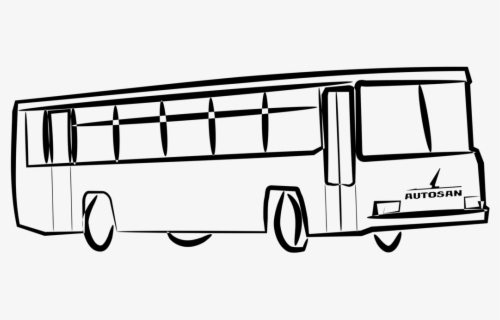 Line Art,angle,area - School Bus Drawing Png , Free Transparent Clipart ...