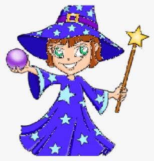 Wizard Clipart Cute - Female Wizard Clipart , Free Transparent Clipart ...