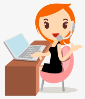Animated Customer Service Representative , Free Transparent Clipart ...