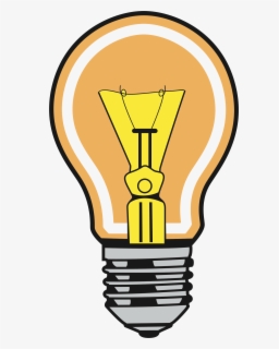 Bulb Clipart Electric Current - Light Bulb Simple Circuit , Free ...