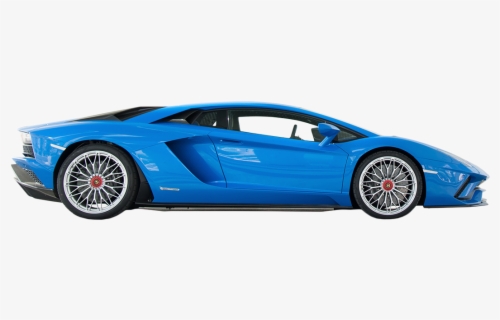 Lamborghini Aventador S Roadster Side View Clipart - Blue Lamborghini ...