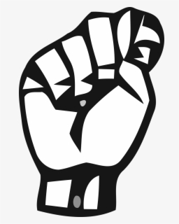 Sign Language Alphabet P , Free Transparent Clipart - ClipartKey