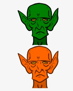 Halloween Goblin Clipart - Green Alien With Pointy Ears , Free ...