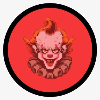 Pennywise Pixel Art Grid , Free Transparent Clipart - ClipartKey