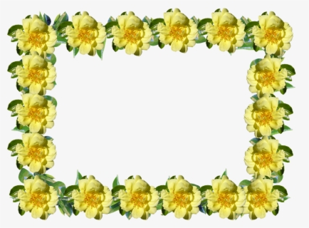 Frame, Border, Rose, Yellow, Floral - Rose , Free Transparent Clipart ...