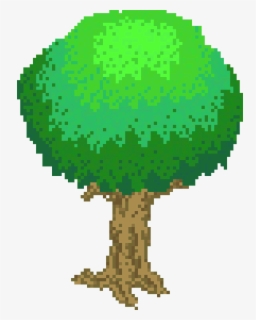 Pixel Art Apple Tree - Easy Pixel Art Tree , Free Transparent Clipart ...