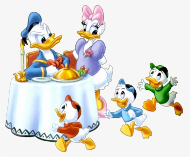Pals Together Clipart - Cartoon Donald Duck Family , Free Transparent ...