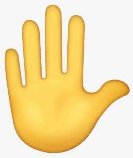 Hand Emoji Clipart Raised Hand - Stop Hand Emoji , Free Transparent ...