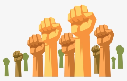 Free Raised Hands Clip Art with No Background - ClipartKey