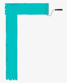 Transparent Streak Clipart - Paint Roller Border , Free Transparent ...