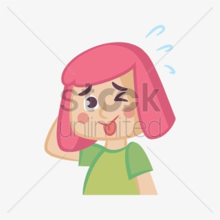Embarrassed Group Cartoon Girl - Embarrassed Cartoon , Free Transparent ...