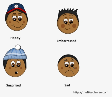 Girls Feeling Cards - Cartoon Images Of Emotions With Name , Free ...