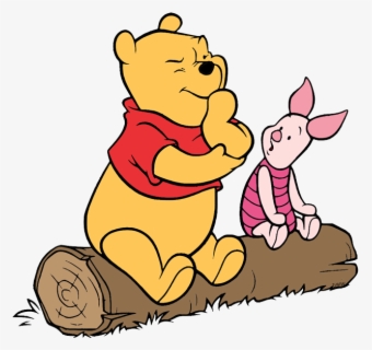 Winnie The Pooh And Piglet Sitting , Free Transparent Clipart - ClipartKey