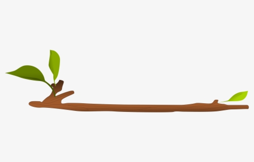 Plant,flower,leaf - Cartoon Wood Stick Png , Free Transparent Clipart ...
