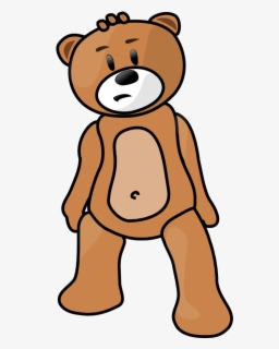 Bear 2 Clip Art - Teddy Bear Cartoon Standing , Free Transparent ...
